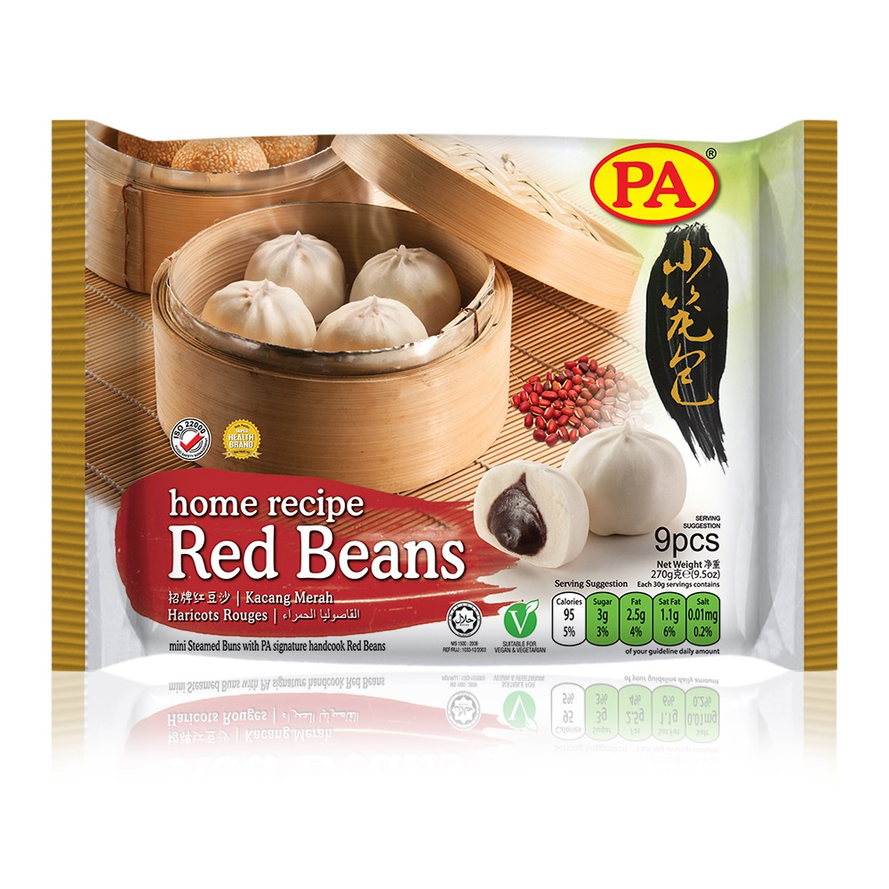 PA Mini Bun Red Bean 9pcs (270g) | Shopee Singapore