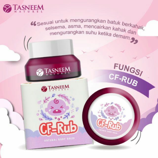 Balm Tasneem CF-Rub ( Cough Flu Balm) | Shopee Singapore