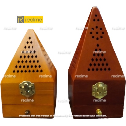 Mabkhara Pyramid Bakhoor Burner ( wood ) | Shopee Singapore