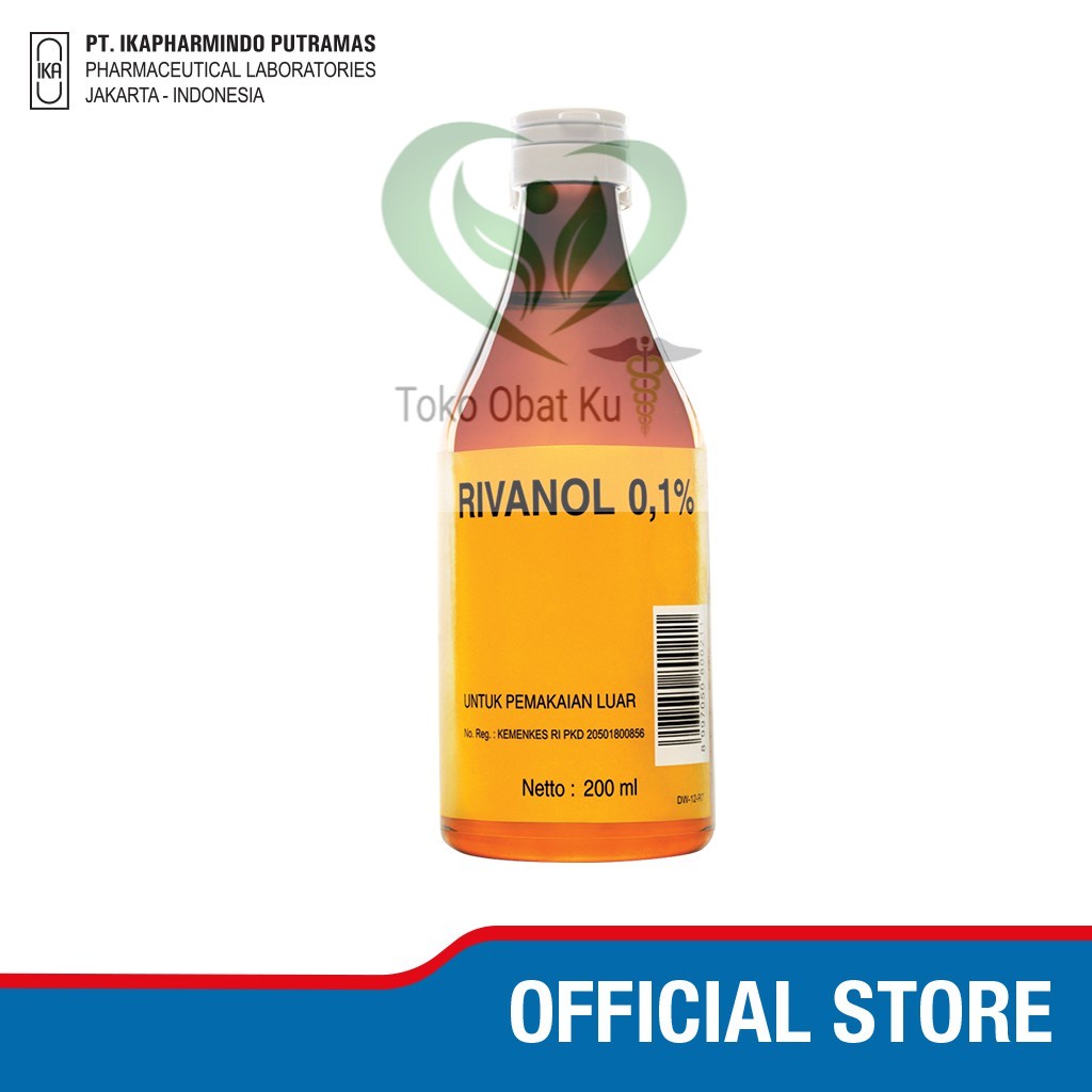 Rivanol 200 mL - Wound Cleansing Liquid - Ikapharmindo | Shopee Singapore