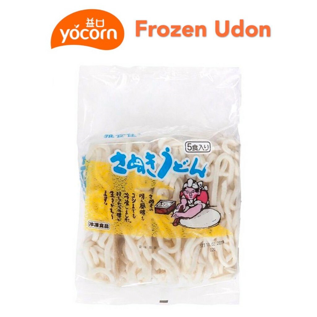 [YOCORN] Frozen Udon/Udon Noodle (250g x 5pcs/pkt) 冷冻乌冬面 - Frozen ...