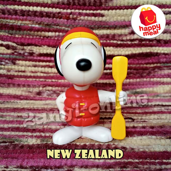 Mcdo Happy Meal Toy Snoopy World Tour - NEW ZEALAND | Shopee Singapore