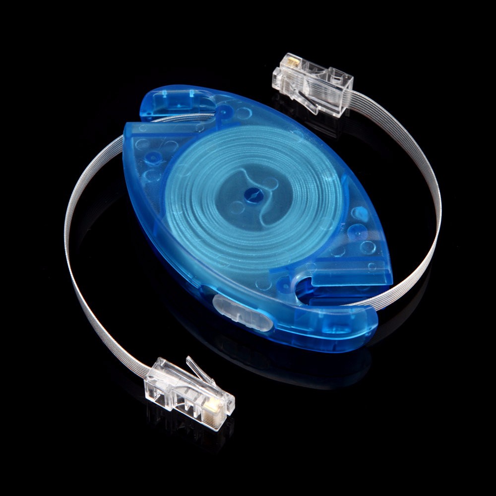 Retractable LAN RJ45 Cable Cat 5 6 for Ethernet Laptop Modem 2.5m ...