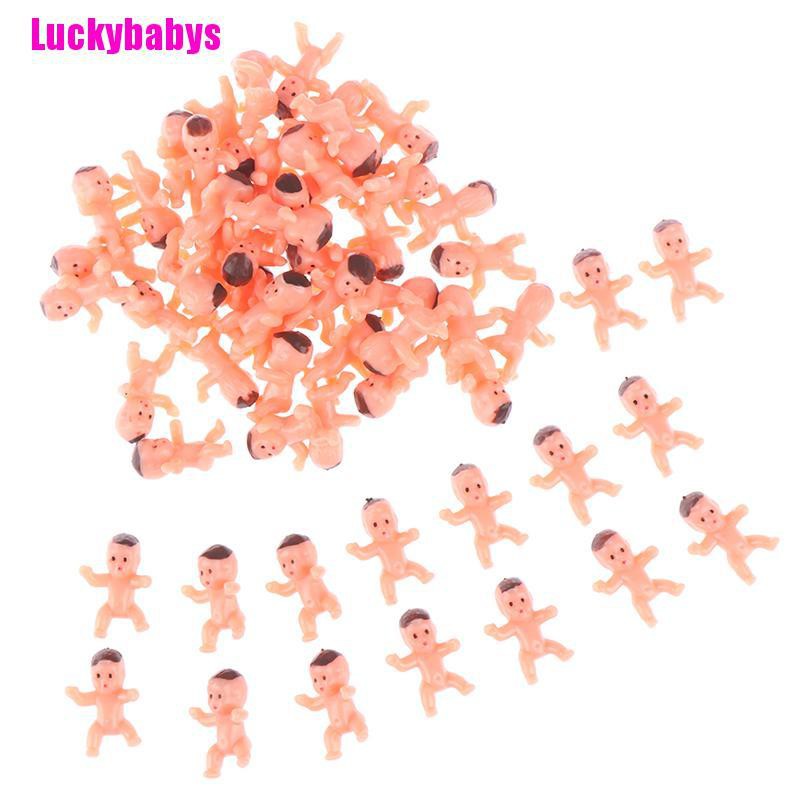 Luckybabys 10/20/60Pcs 1inch mini plastic baby kids | Shopee Singapore