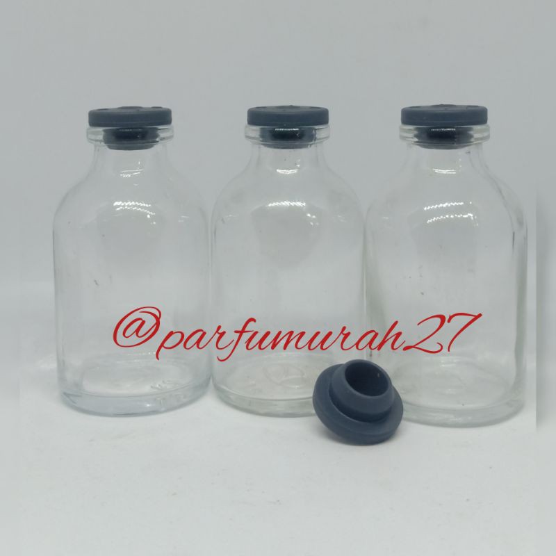 35ml Vial Bottle with Rubber Cap (Thick Glass) | Shopee Singapore