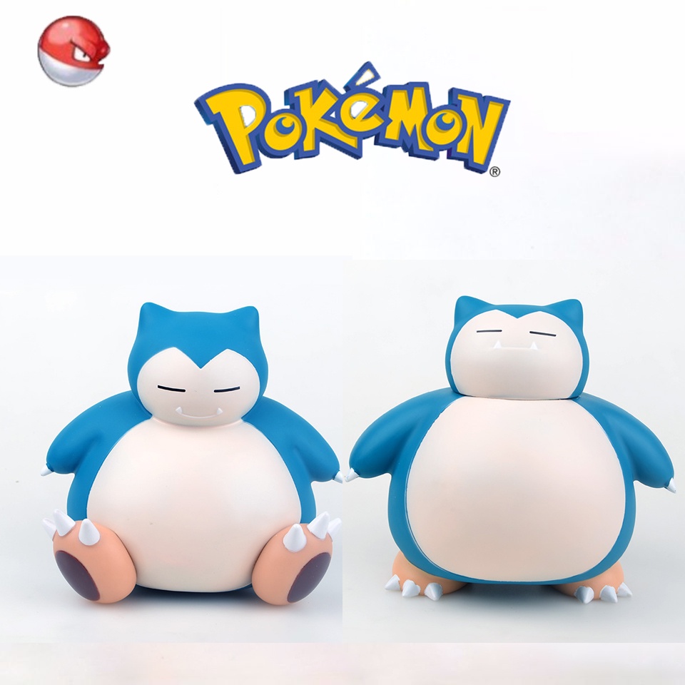 Pokemon Money Box Anime Figures Snorlax Piggy Bank Toys Pokect Monster ...