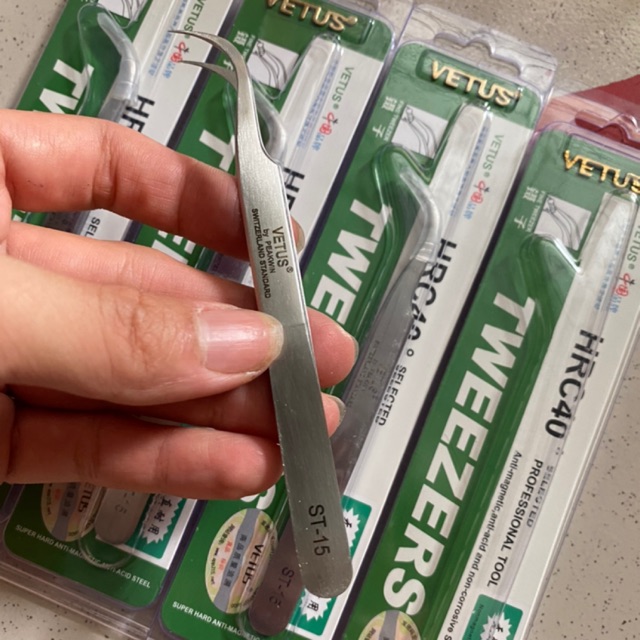 Vetus ST15 tweezers are anti-magnetic, anti-rust, anti-rust | Shopee ...