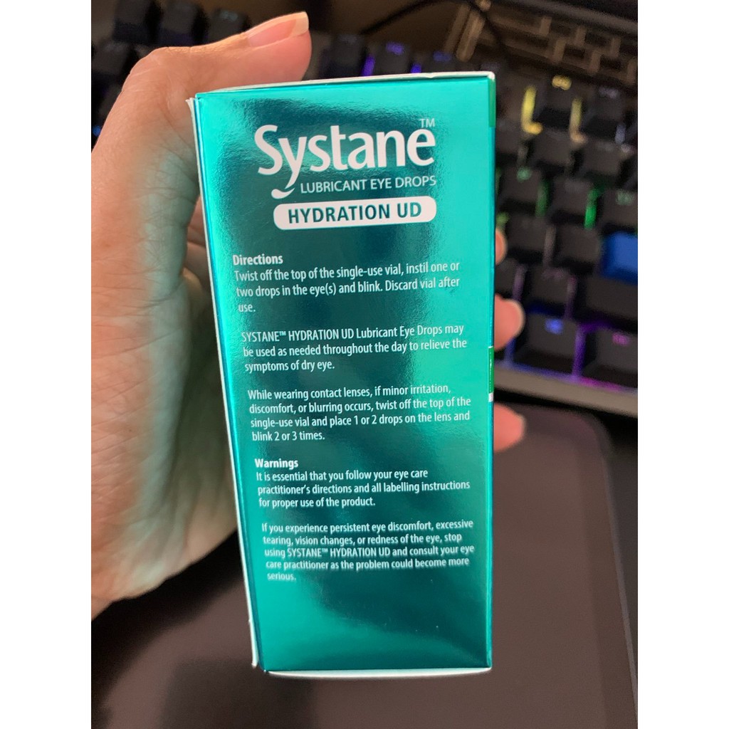 [Bundle of 2 Boxes] Systane Lubricant Eye Drops 30 x 0.7ml vials ( Dry ...