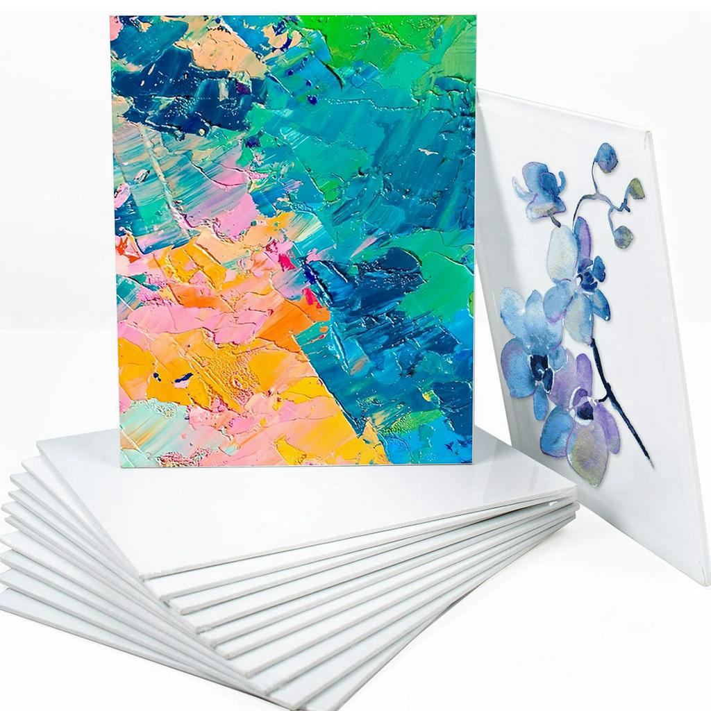 2 Pack Canvases for Painting,8 x 10 in Painting Canvas,Blank Canvas ...