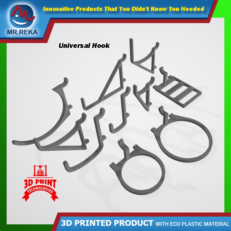 IKEA SKADIS Pegboard Universal Hook Collection 4pcs | Shopee Singapore