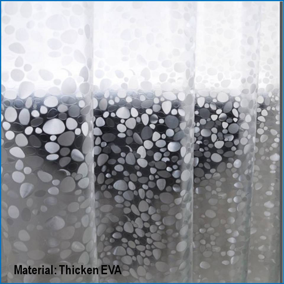 180X200cm Shower Curtain Bathroom Curtain* Thicken EVA PEVA waterproof ...
