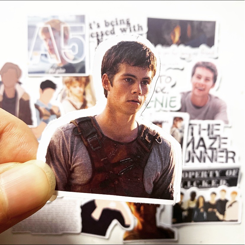 The MAZE RUNNER THOMAS NEWT FILM MOVIES STICKER STICKER LOGO TUMBLR ...