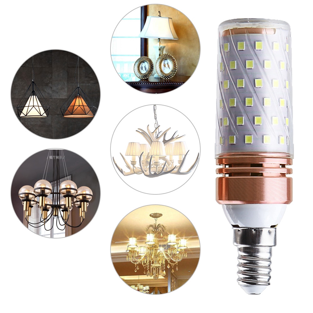 LED Light Bulb E27 E14 LED Corn Bulbs Tricolor Lamp Light Energy Saving ...