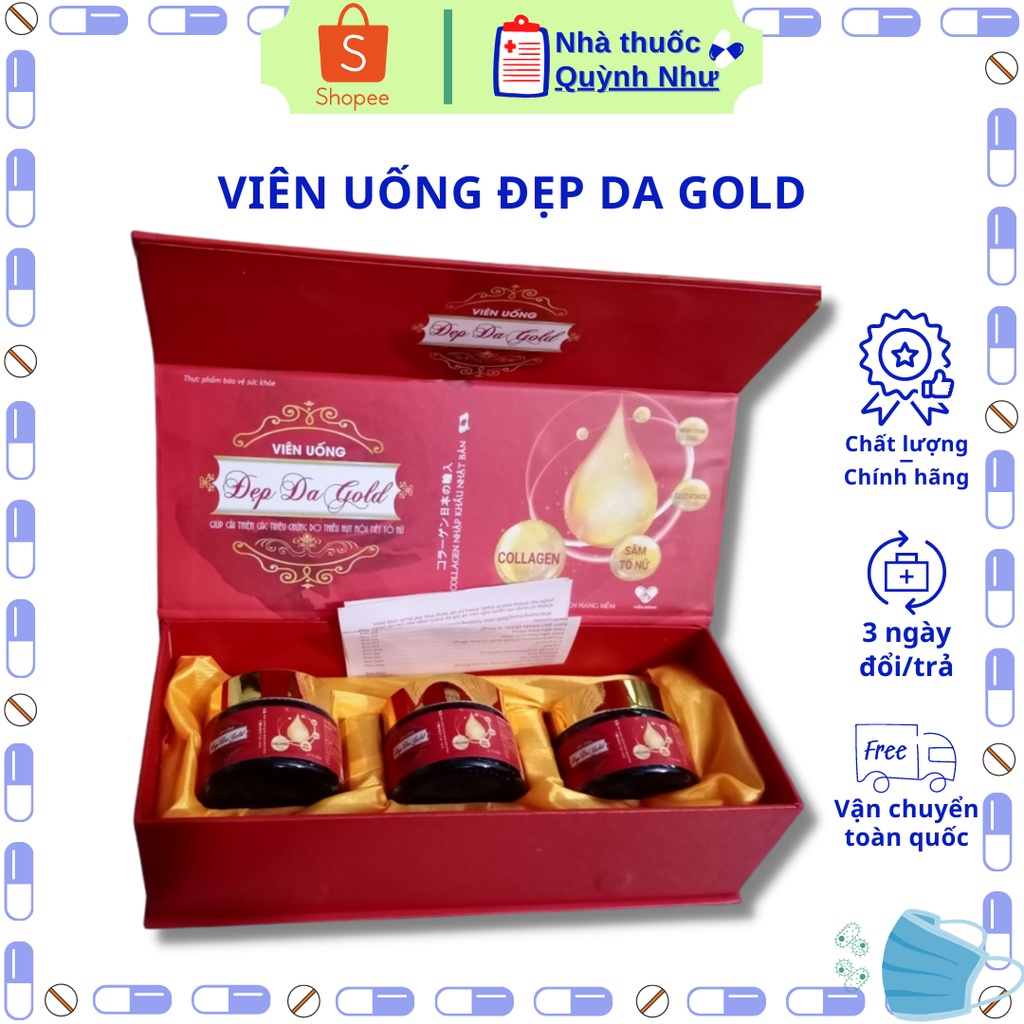 [Freeshiping] Genuine Gold Skin Beauty Pills Gold hormone balancing ...