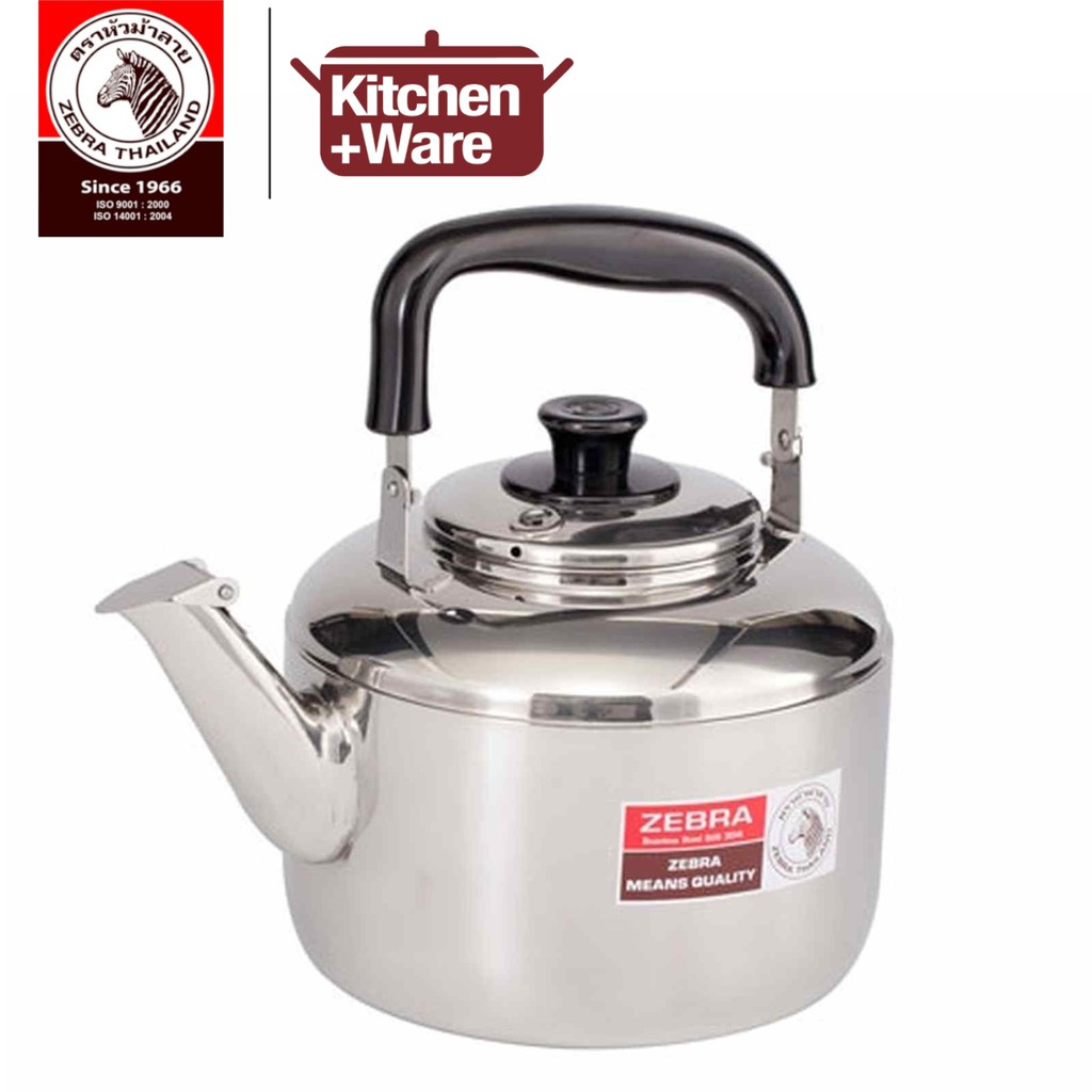 Zebra Stainless Steel Whistling Induction Kettle 4.5L / 5.5L Induction ...