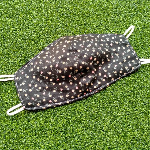 HITAM KATUN 2 ply and 3 ply EARLOOP hijab adult masks made from ...