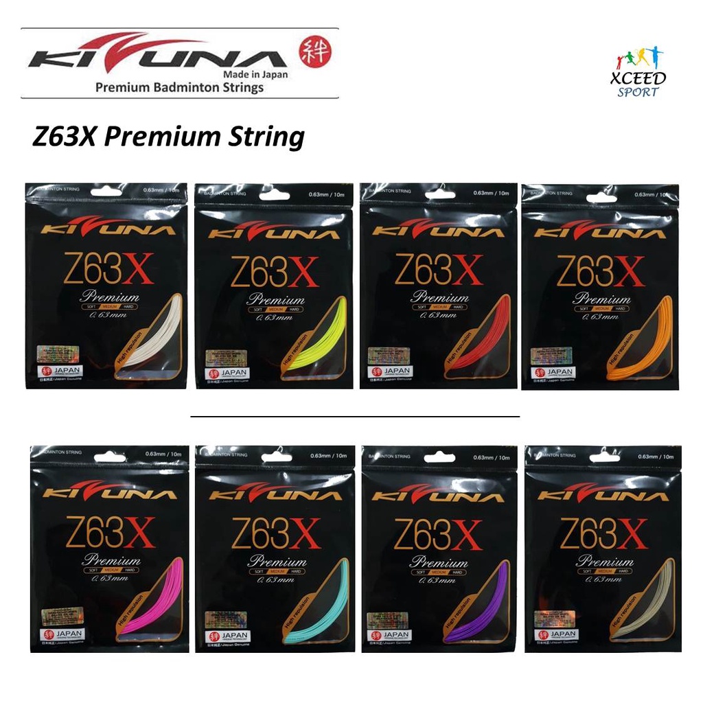 KIZUNA Badminton String Z63X / Z63 Premium | Shopee Singapore