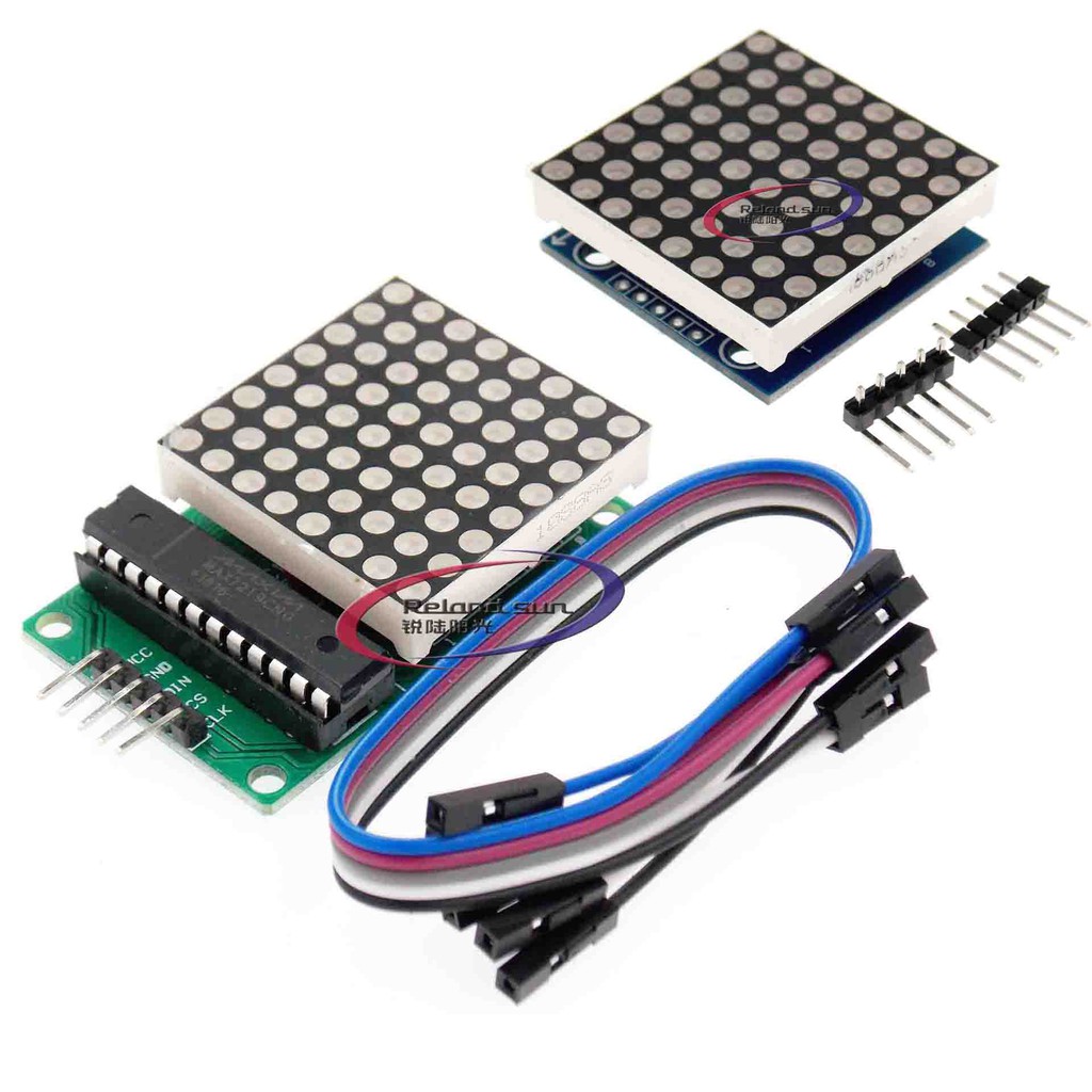 MAX7219 8*8 dot matrix module microcontroller module display module MCU LED Display Control ...