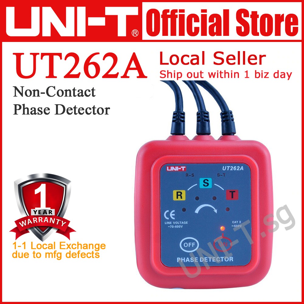 Uni T Ut262a Non Contact Phase Detector Shopee Singapore
