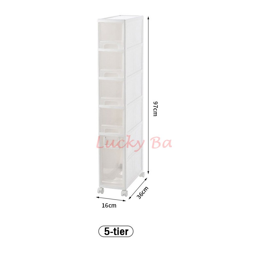 Movable Slim Drawer Rack/storage box | Shopee Singapore