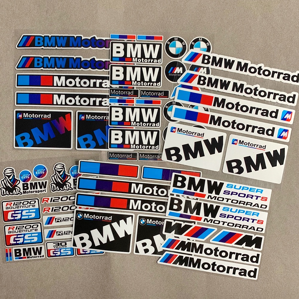 BMW Motorrad Motorsport Reflective Emblem Badge Sticker Decals for BMW ...