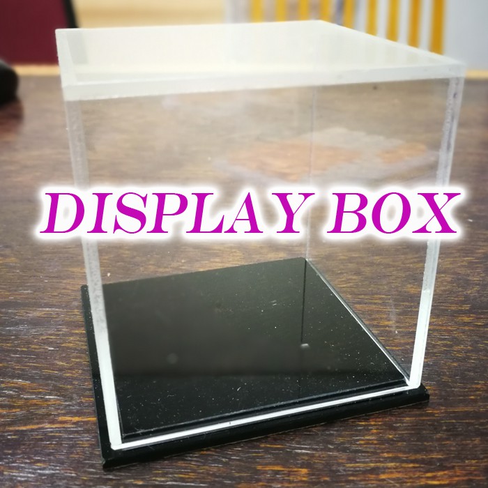 ACRYLIC DISPLAY BOX / CLEAR DISPLAY BOX / KOTAK DISPLAY | Shopee Singapore