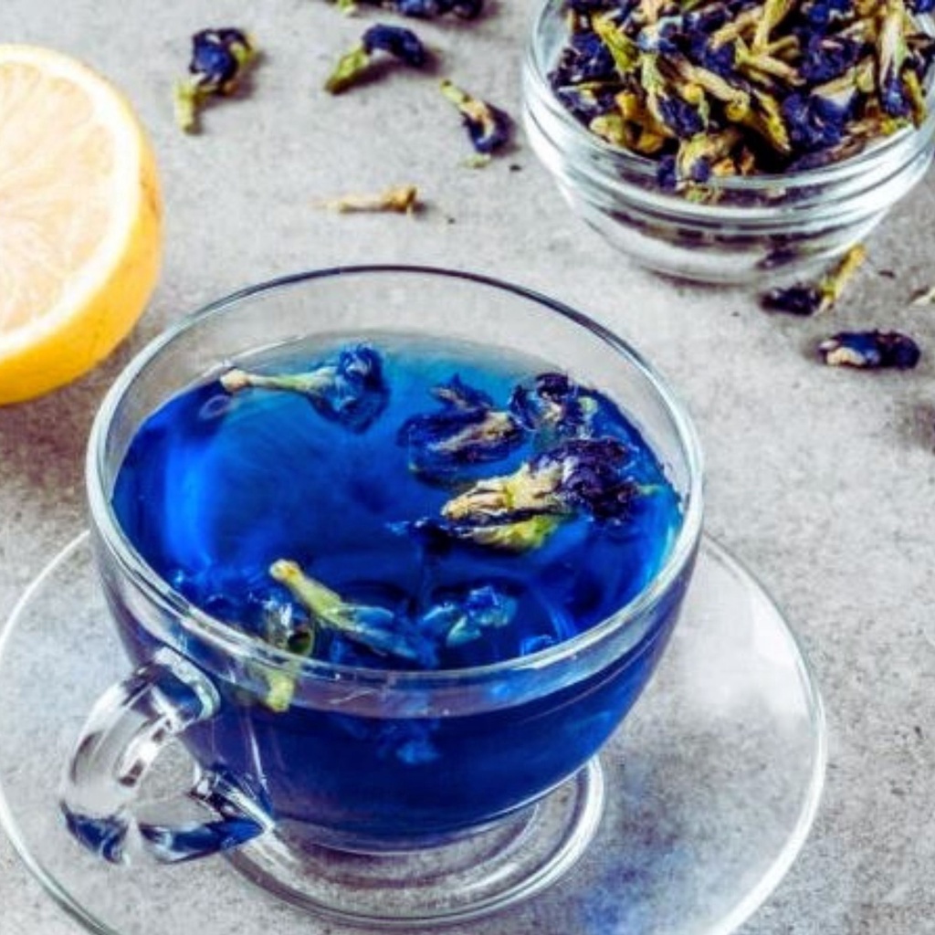 Organic Blue Butterfly Pea Flower 1KG Bunga Telang Kering 蝶豆花粉 蓝花粉 兰蝶豆花 ...