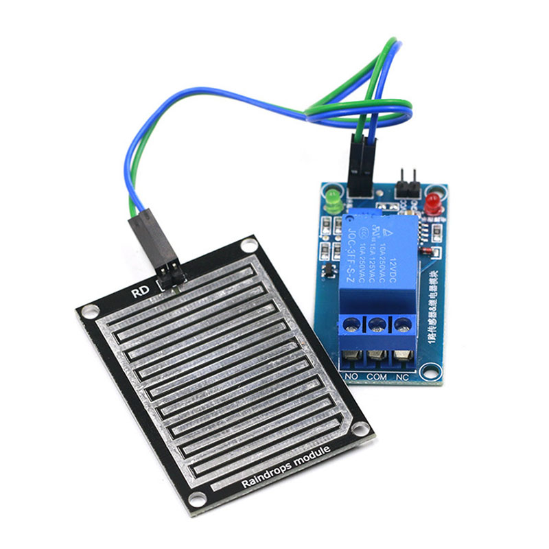 Rain Water Sensor Module + DC 12V Relay Control Module Rain Sensor ...