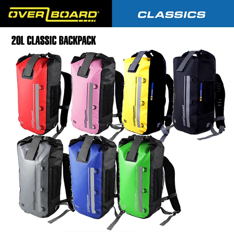 Overboard Classic Waterproof Backpack 20 Litres Outdoor Activities ...