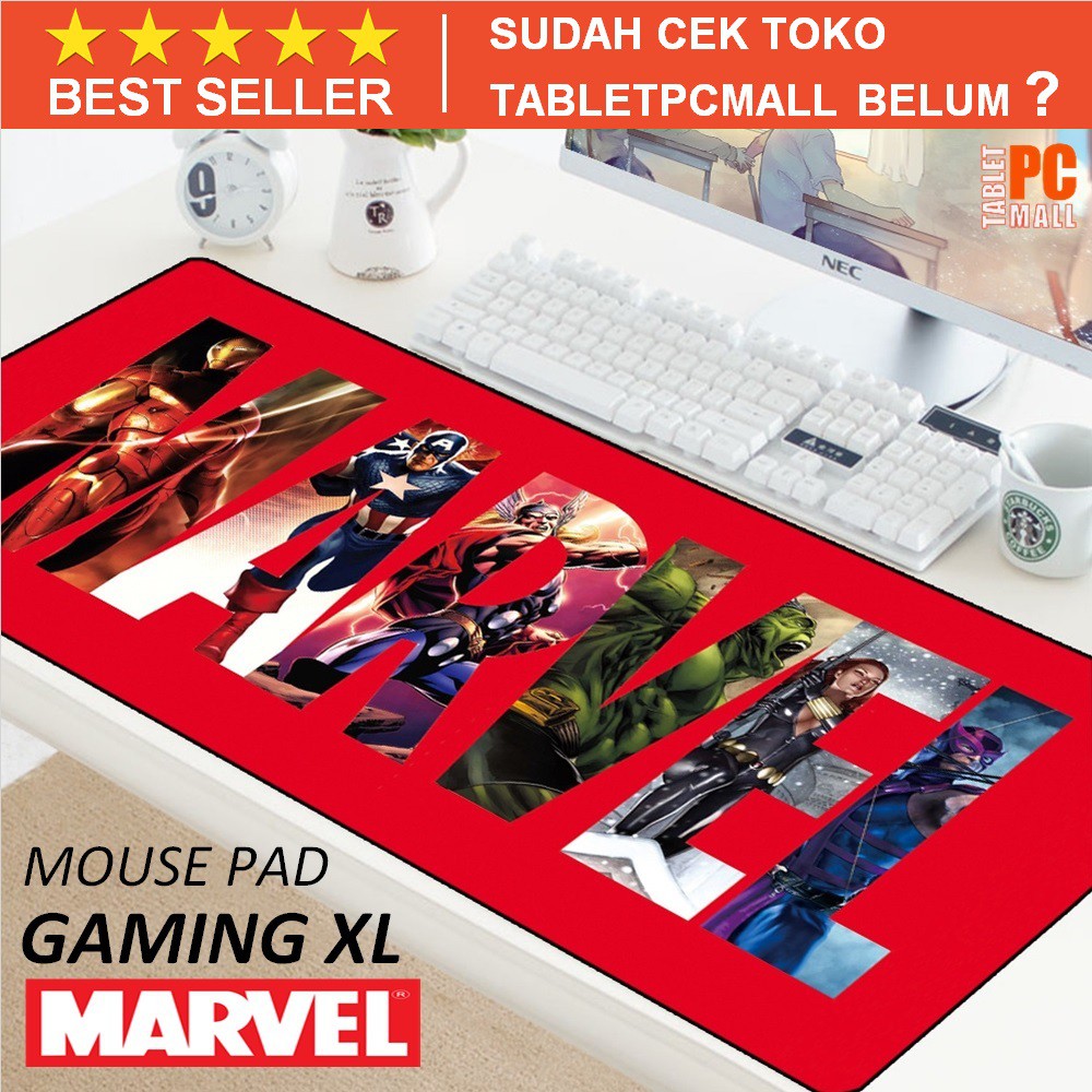 Mouse Pad Gaming Desk Mat Marvel 700x300mm | Shopee Singapore