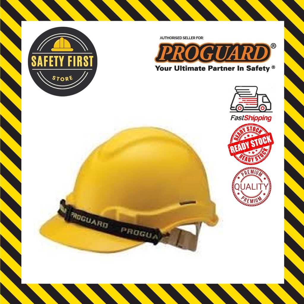 PROGUARD ADVANTAGE SAFETY HELMET YELLOW (SIRIM CERTIFIED) | Shopee ...