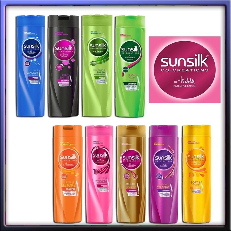 SUNSILK SHAMPOO ALL FLAVORED (320ml) | Shopee Singapore
