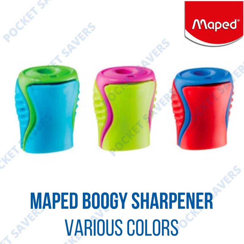 MAPED Boogy Sharpener 2-holes In Blister Pack (Pencil Sharpener, Shock ...