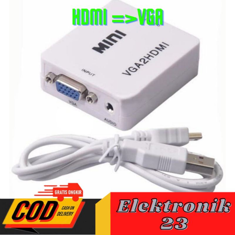 Vga to hdmi converter / VGA2HDMI converter / vga to hdmi converter blue ...