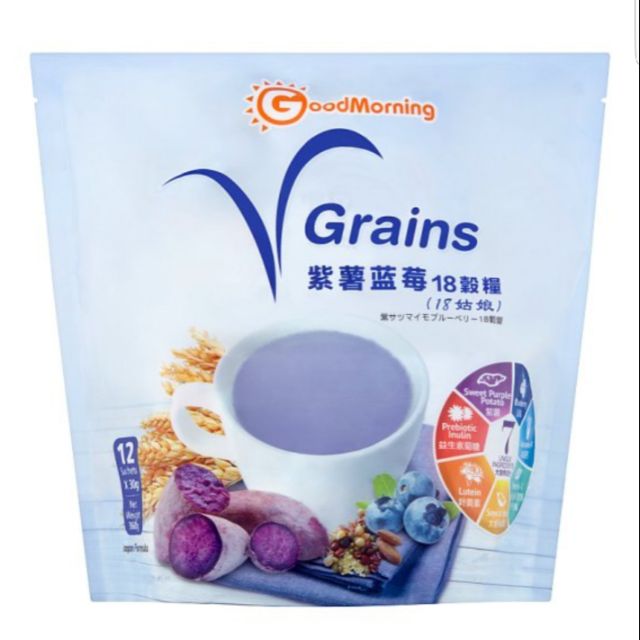 GoodMorning V Grains 18 Grains 12 Sachets x 30g (360g) | Shopee Singapore