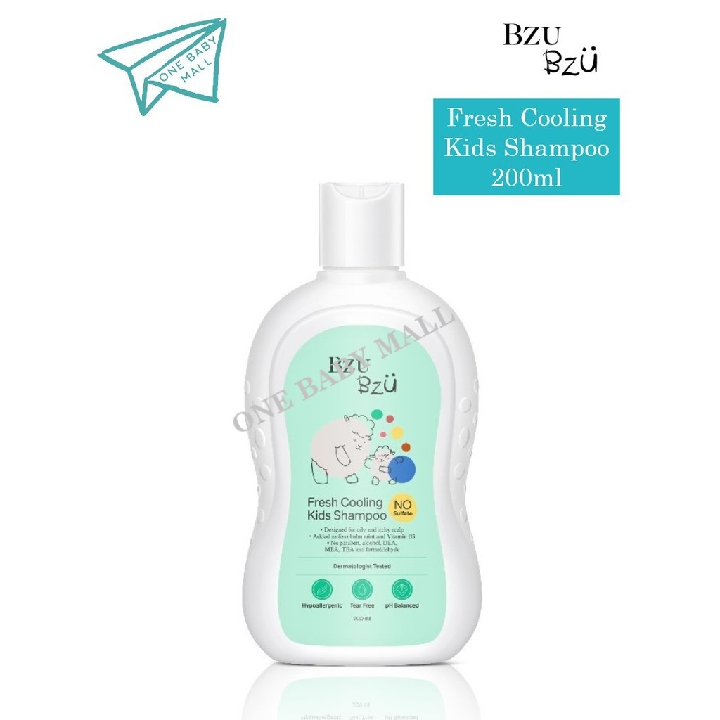 One Baby Mall BZU BZU Kids Fresh Cooling Shampoo 200ml/600ml | Shopee ...