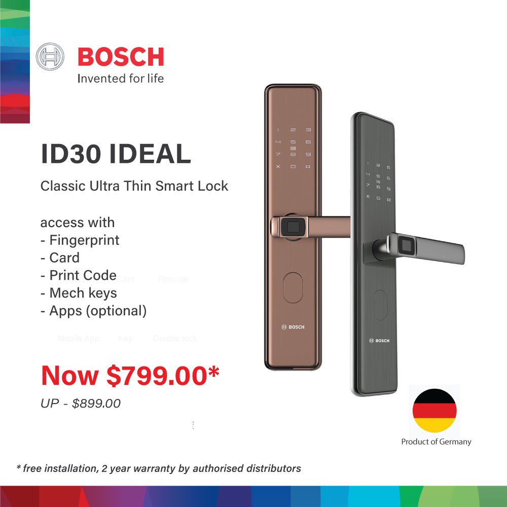 BOSCH Digital Door Lock | Shopee Singapore