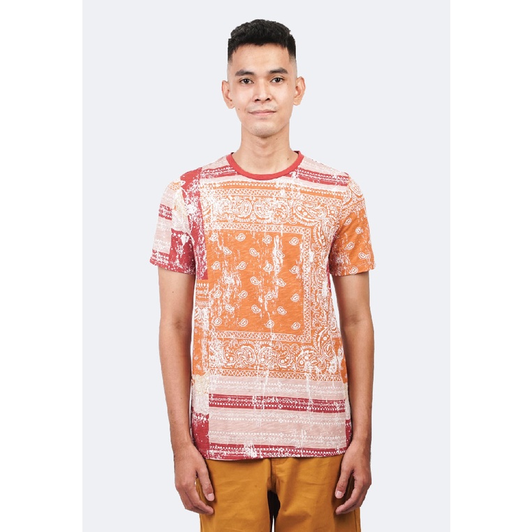 Manzone Men's Short Sleeve SLIM FIT T-Shirt Outdare-Terracotta | Shopee ...