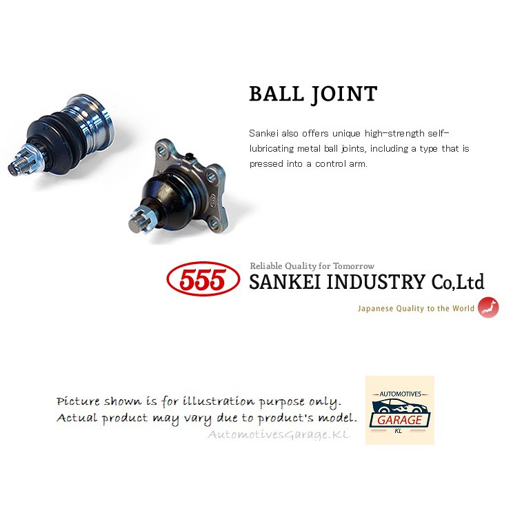 555 JAPAN - SB-3881 - UPPER BALL JOINT - TOYOTA HILUX KUN25 KUN26 ...