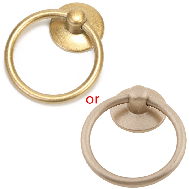 yu Mini Retro Drawer Pull Wardrobe Cabinet Round Ring Handle Cupboard ...