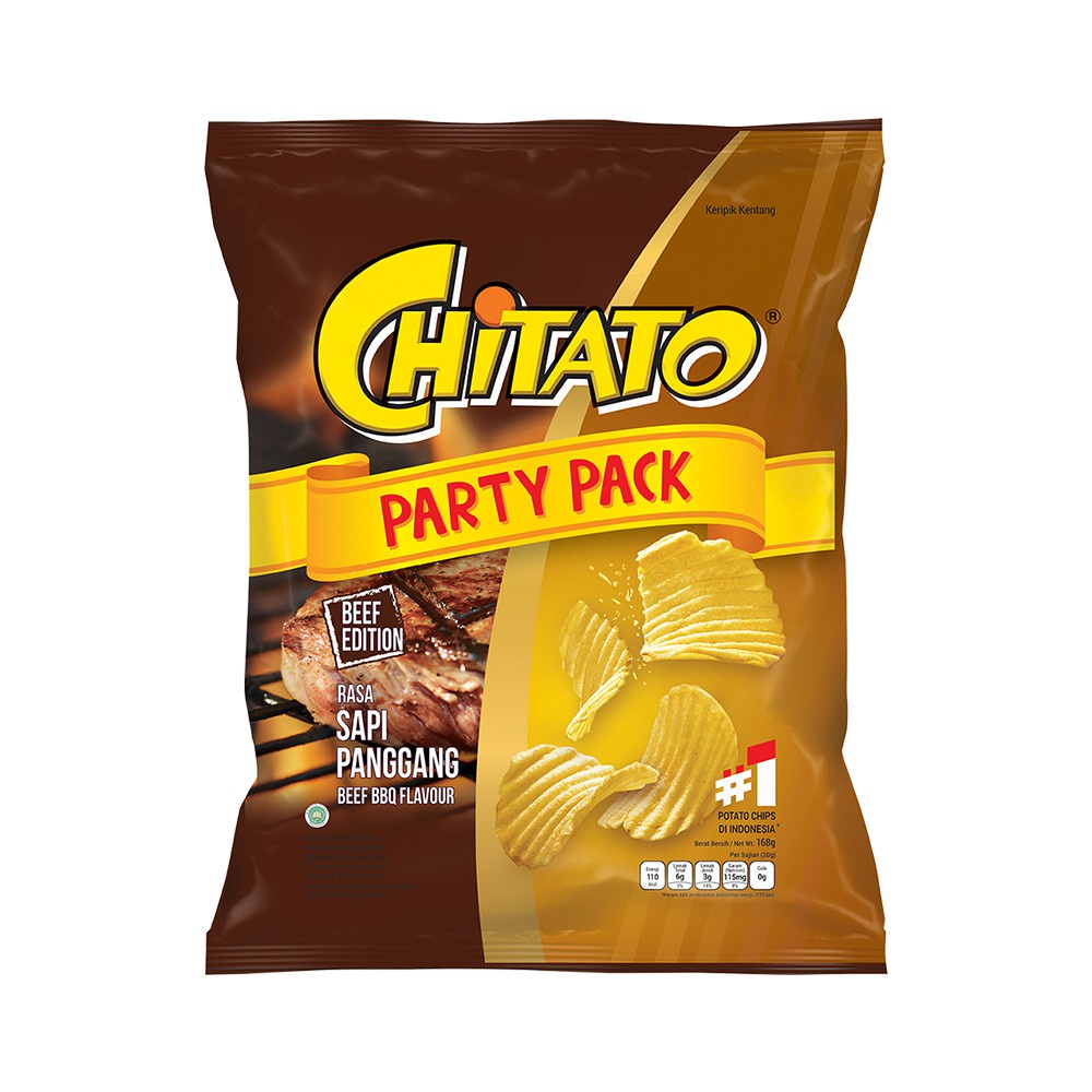 Chitato Grilled Beef Flavor 168 Gr (Flat Packaging) | Shopee Singapore