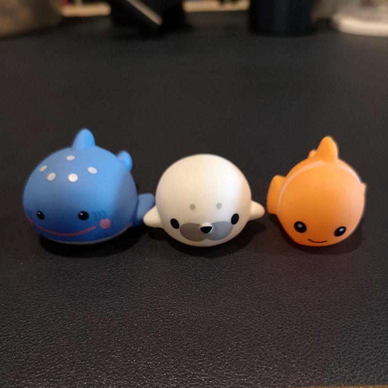 Beep Beep Little Fish Baby Floating Mesin Squeeze Sound Cute Cute Doll ...