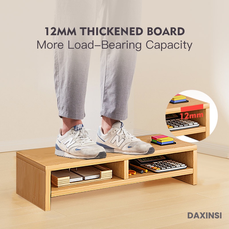HS Desk Organiser Shelf The Computer Monitor Elevated Shelf Increases ...