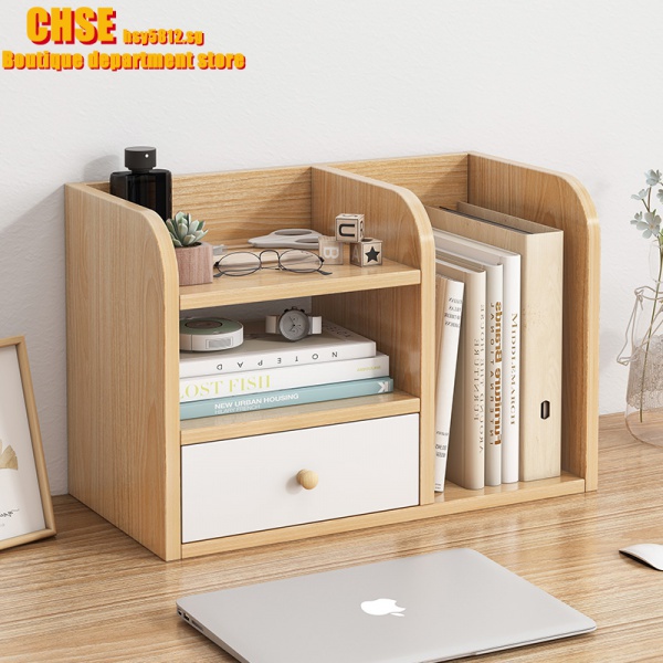 【In stock】Desk Organiser Shelf Desktop Bookshelf Table Storage Office ...