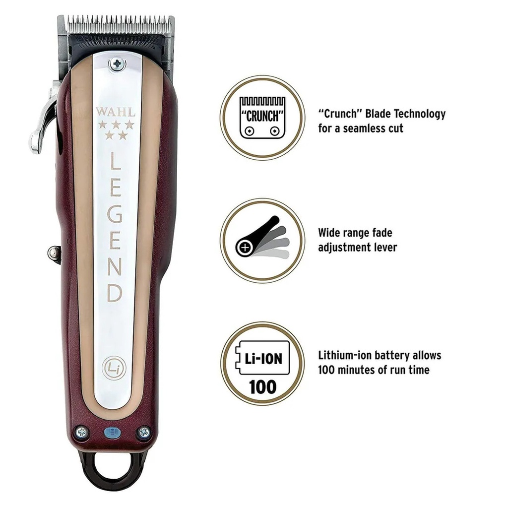 Wahl Professional 5 Star Cordless Legend Hair Clipper with Extended ...