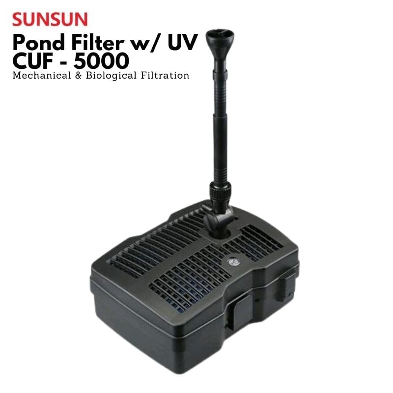 SUNSUN CUF-5000 3 in1 Filter w/ UV (3500 L/Hr) | Shopee Singapore