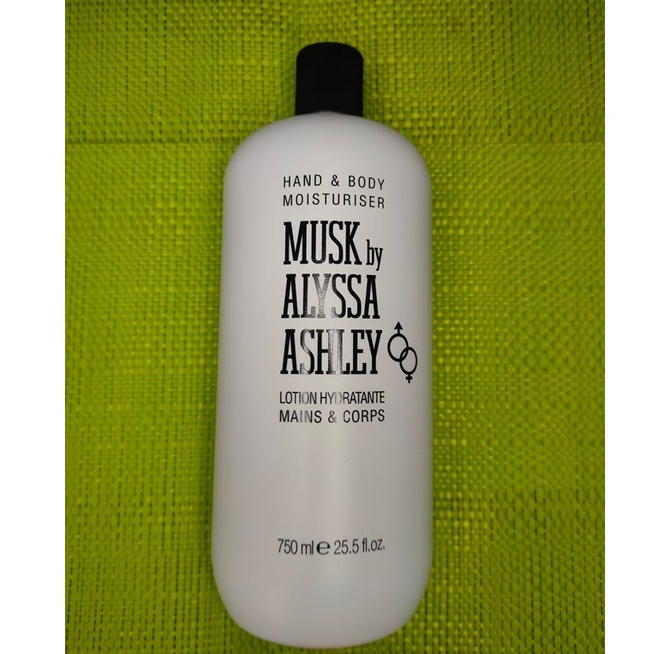 MUSK by Alyssa Ashley Hand & Body Lotion 750 ml for Women 25.5oz ...