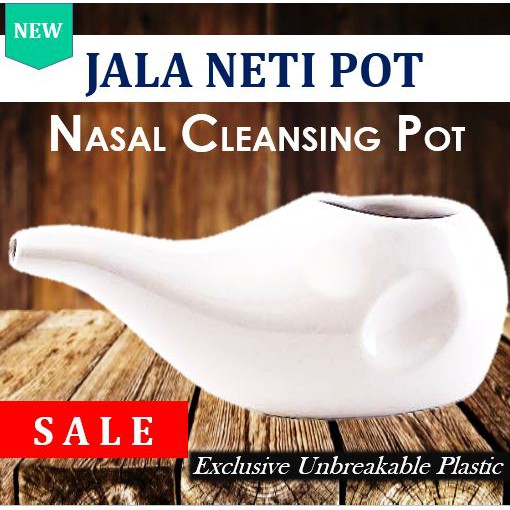 Jala Neti Pot - Exclusive Quality Nasal Rinsing/Cleansing Companion 洗鼻 ...