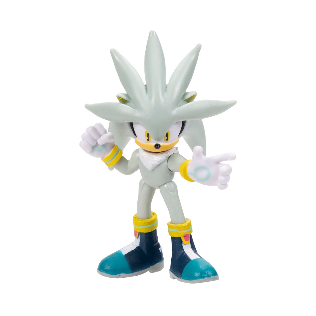 Sonic The Hedgehog Action Figure 2.5-inch Modern Silver Articulated ...