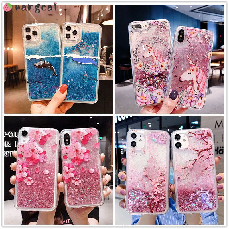 Samsung Galaxy A13 A33 A03s 4G 5G Phone Case Moving Flowing Quicksand ...